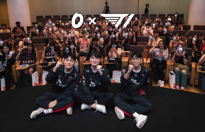 SKT '0 × T1 녹음회 팬미팅' 개최…페이커·오너·구마유시 출연