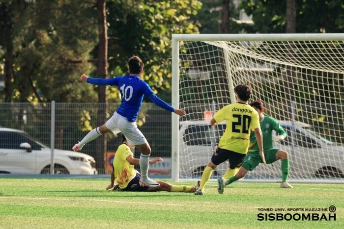 [2023 대학축구 U리그1] 멀티골로 마지막 홈경기를 장식한 강민재 인터뷰