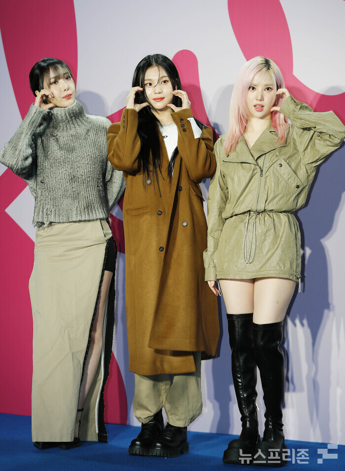 [NF포토] 비비지, ‘다같이 볼하트’(2024 F/W 서울패션위크)